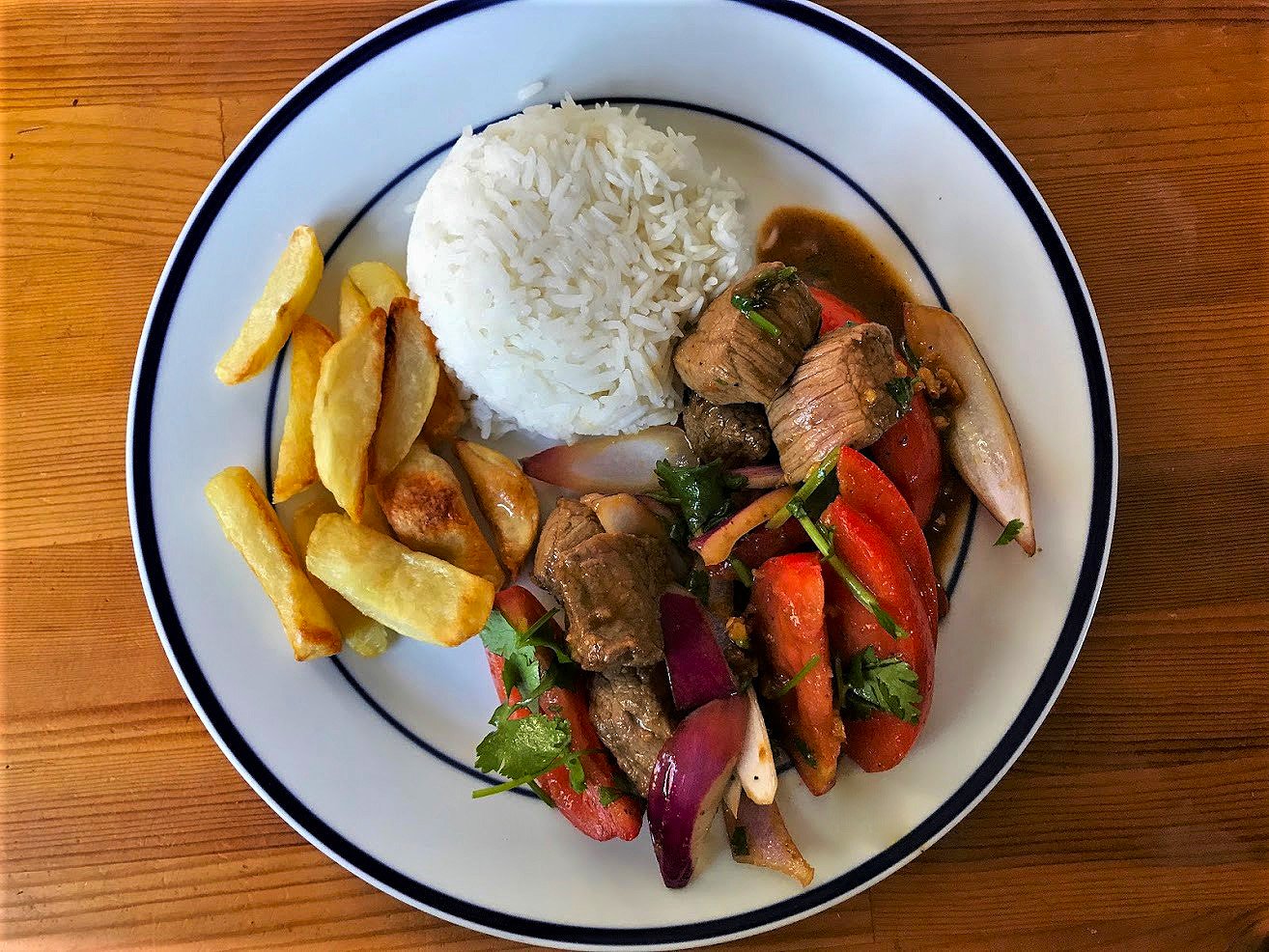 Ace a Sensational Lomo Saltado Beef Stir Fry - Tales from the Chef